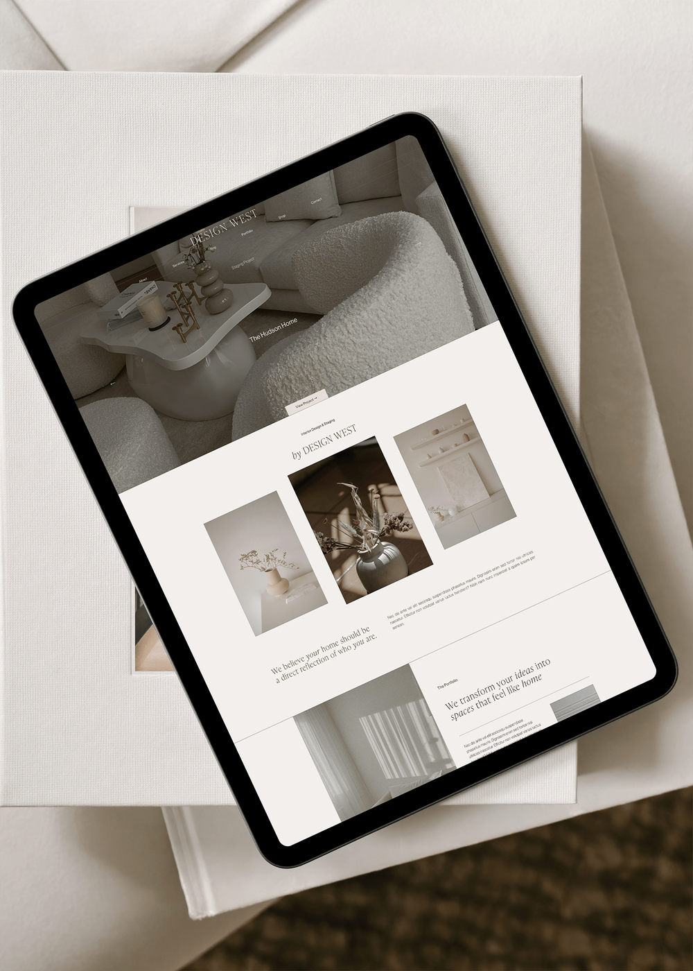 Design West | Squarespace 7.1 Website Template — The Styled Square ...