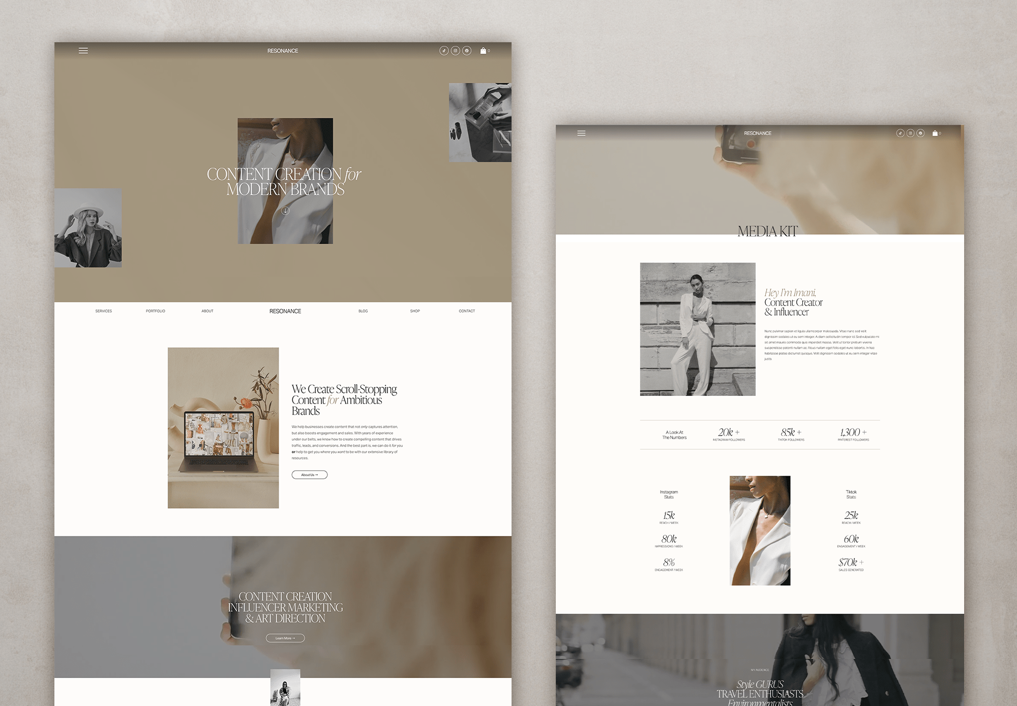Shop Premium Squarespace 7.1 Website Templates & Plugins — The Styled ...