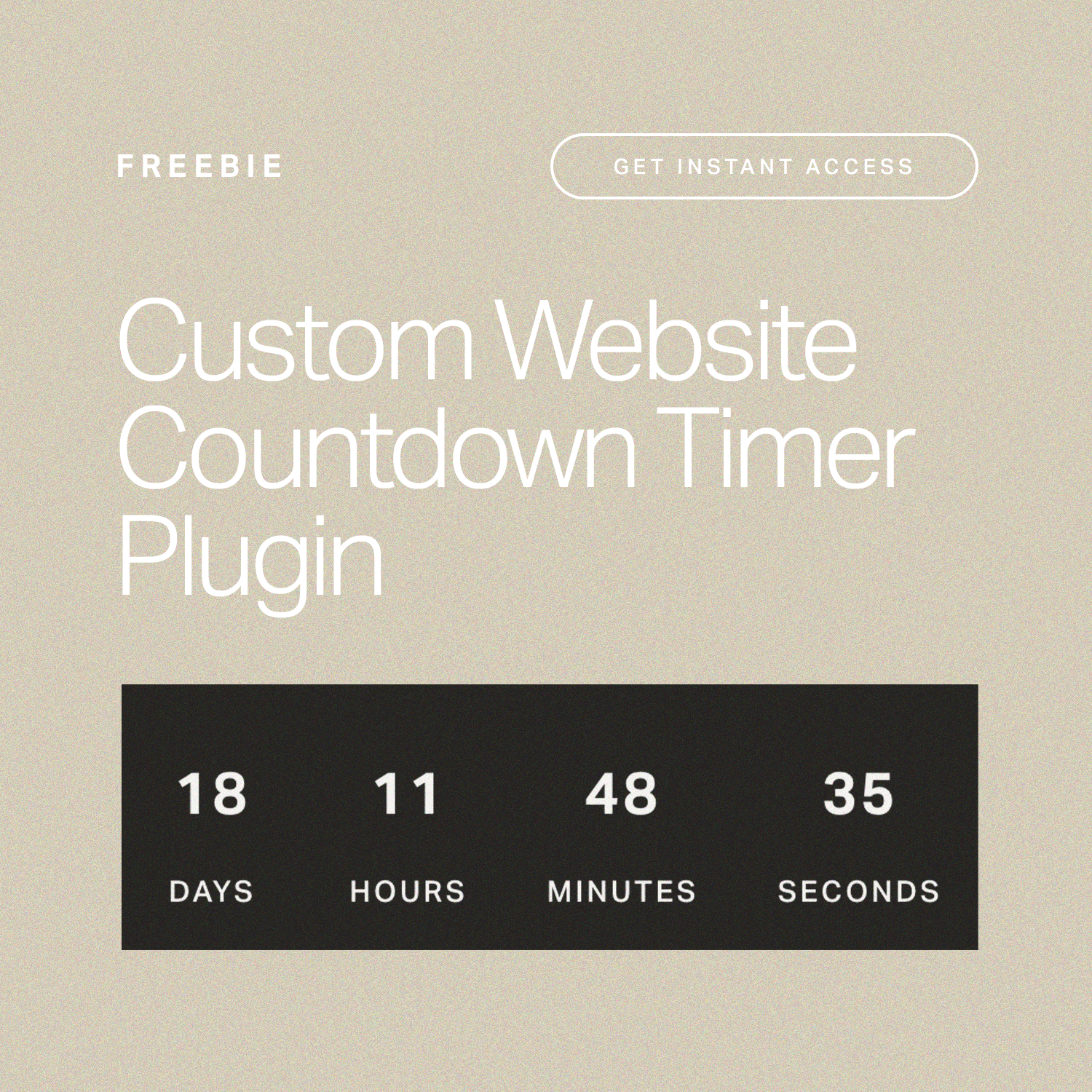 Freebie! Custom website countdown timer plugin (Squarespace 7.1) — The ...