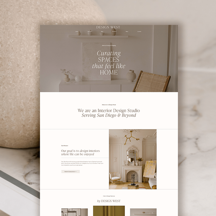 The Styled Square | Premium Squarespace Website Templates