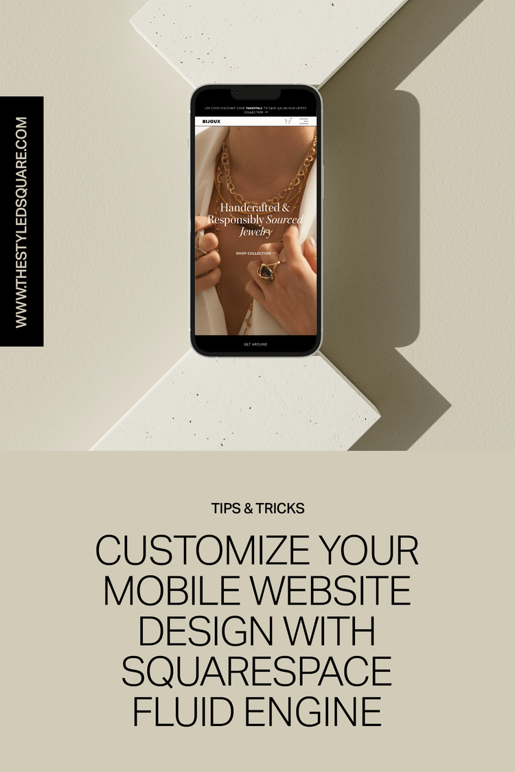 Everything You Need to Know to Customize Your Mobile Website Design With Squarespace Fluid ...