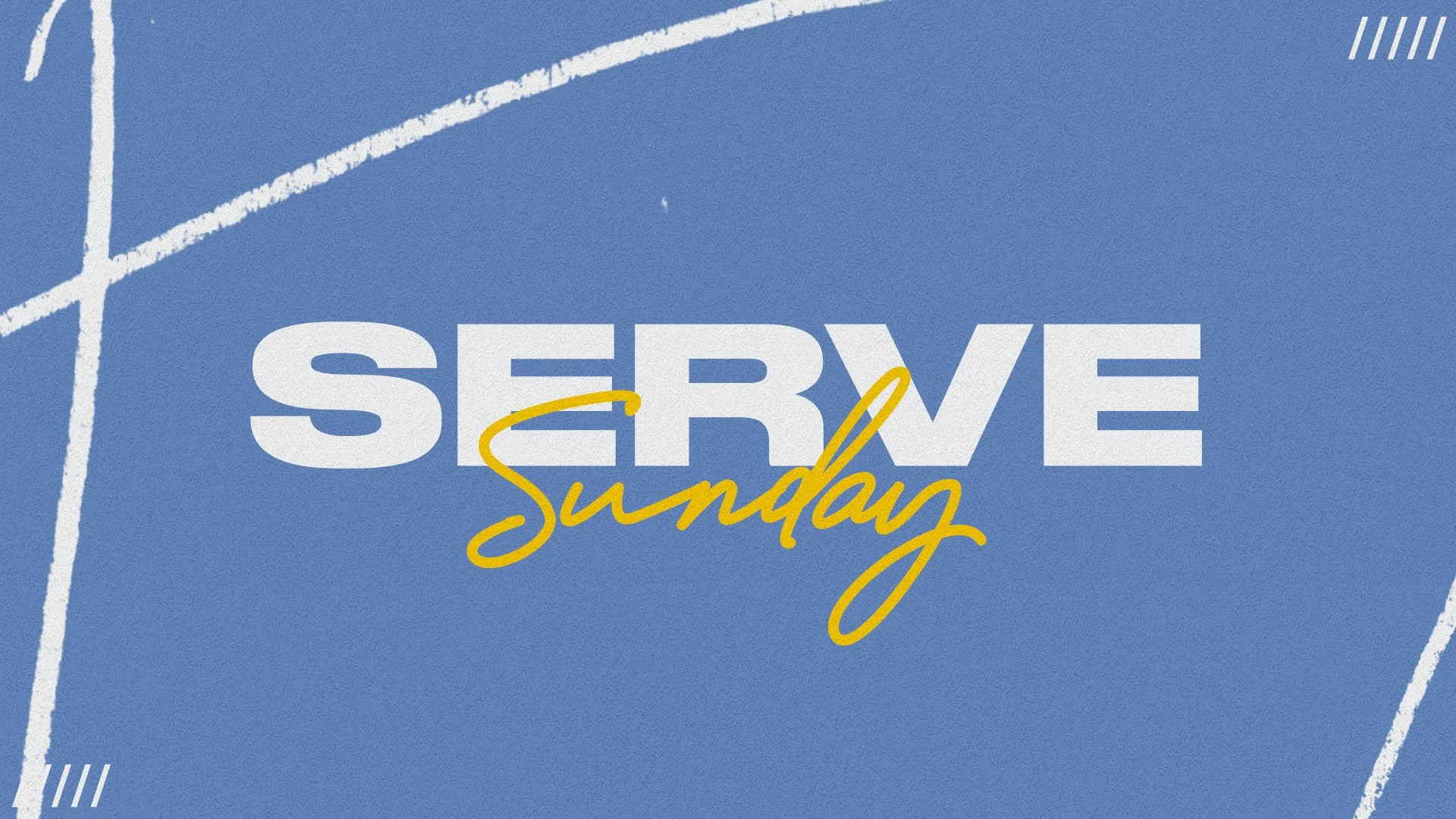Serve Sunday — Elevation Church
