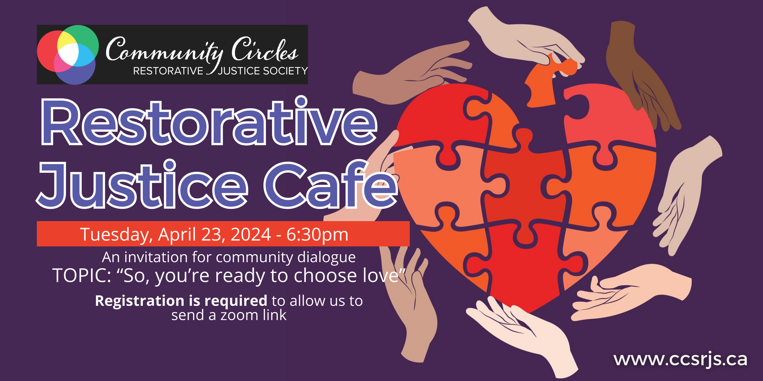 Upcoming Events — Community Circles Restorative Justice Society