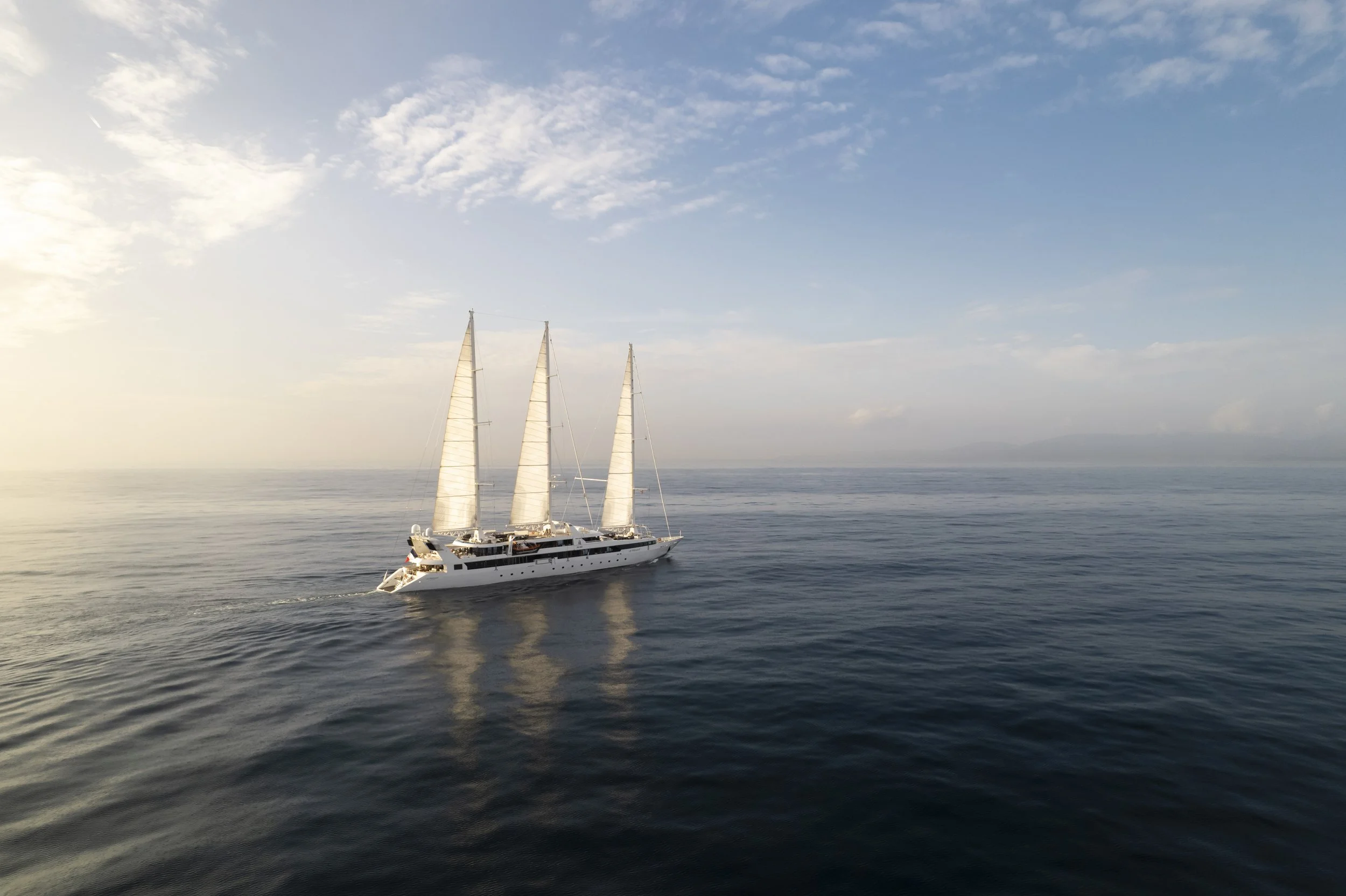 Le Ponant ist die erste Segelyacht der Welt in der Familie von Relais ...