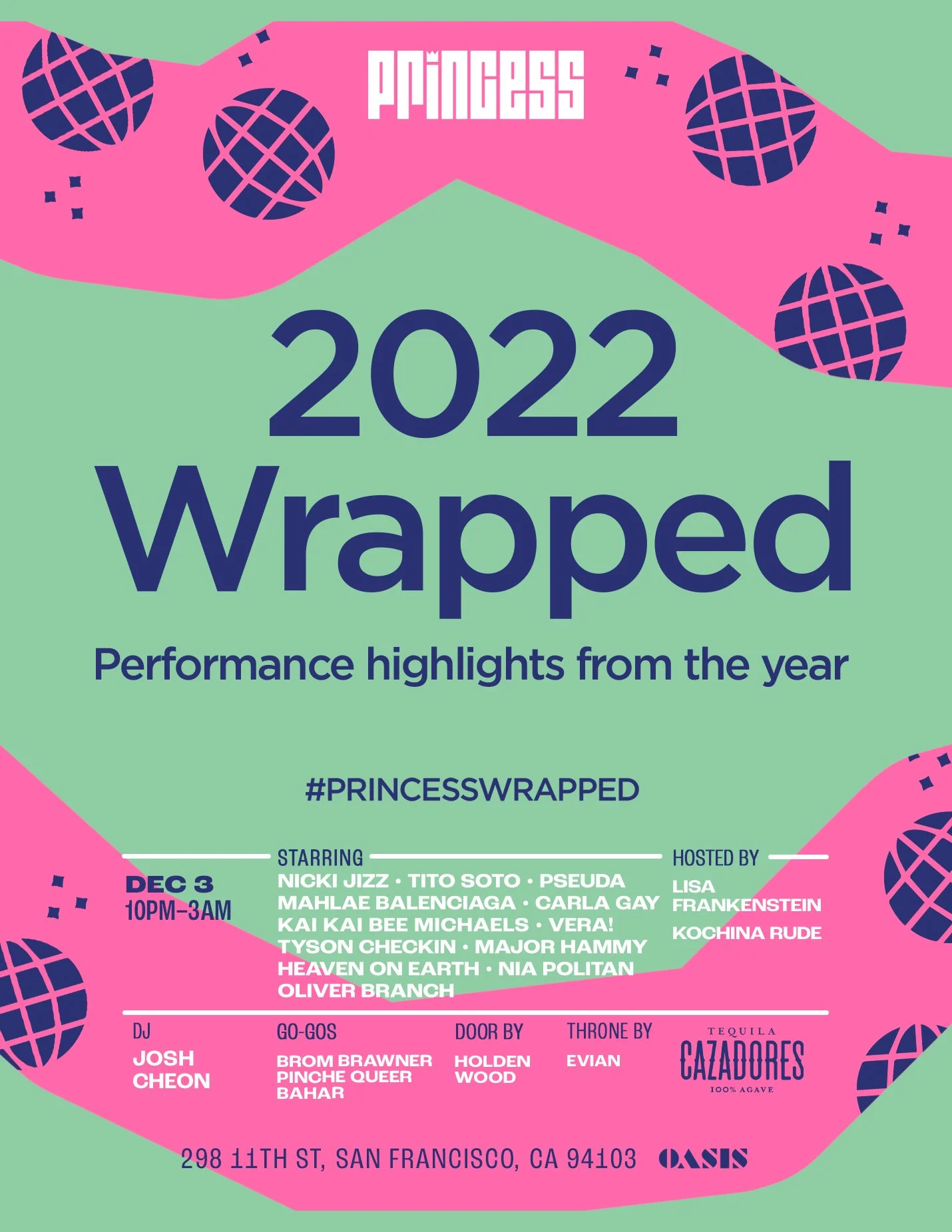 Princess Dance Party / Drag Spectacular - Saturdays — OASIS