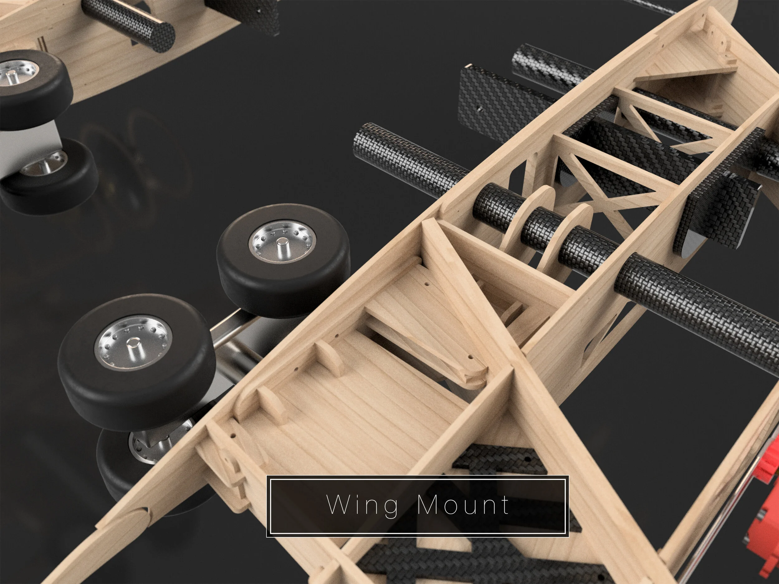 Underside of an RC Airliner - Landing Gear | RC CAD
