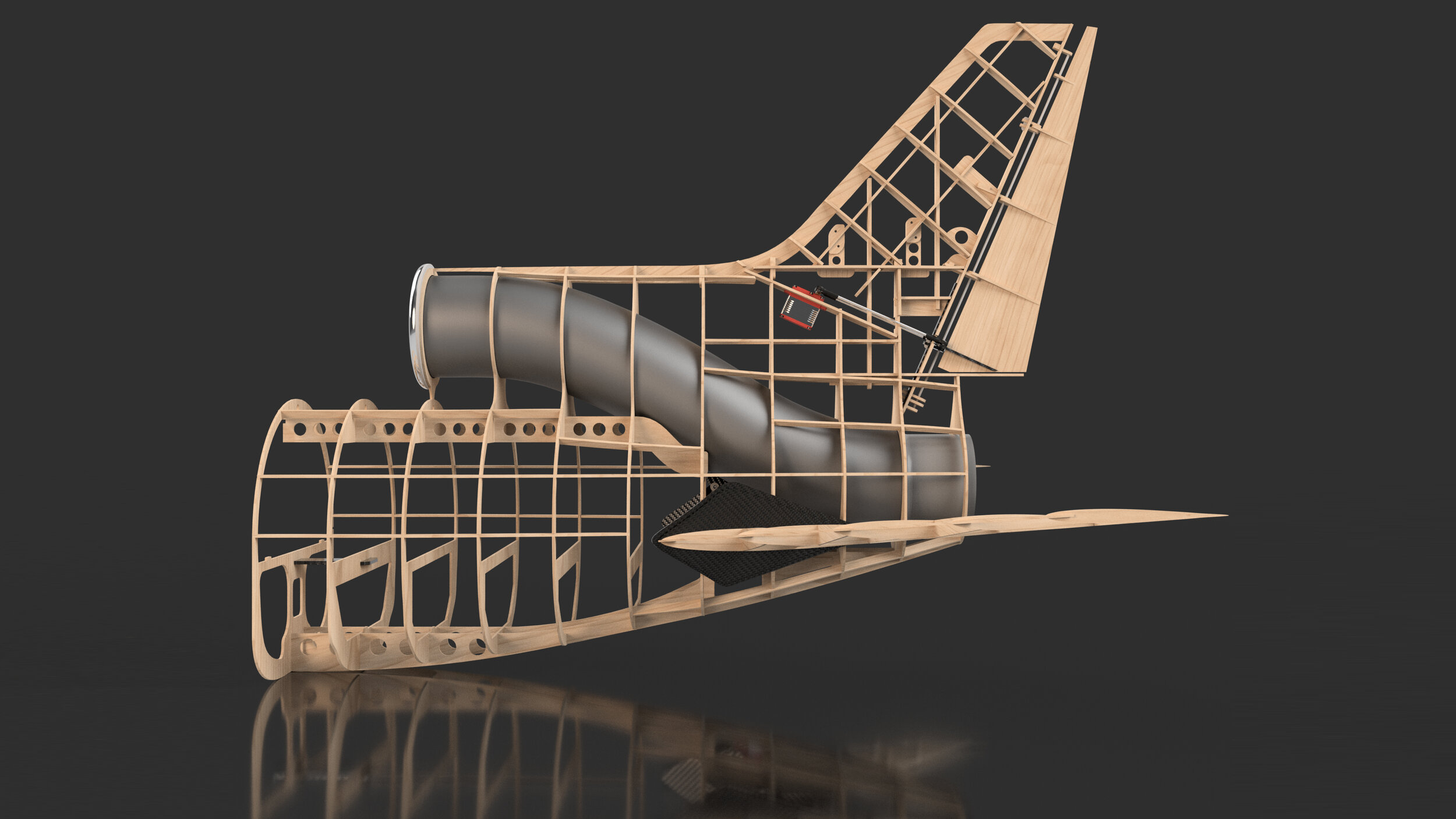 The RC L-1011’s Iconic Tail Takes Shape | RC CAD