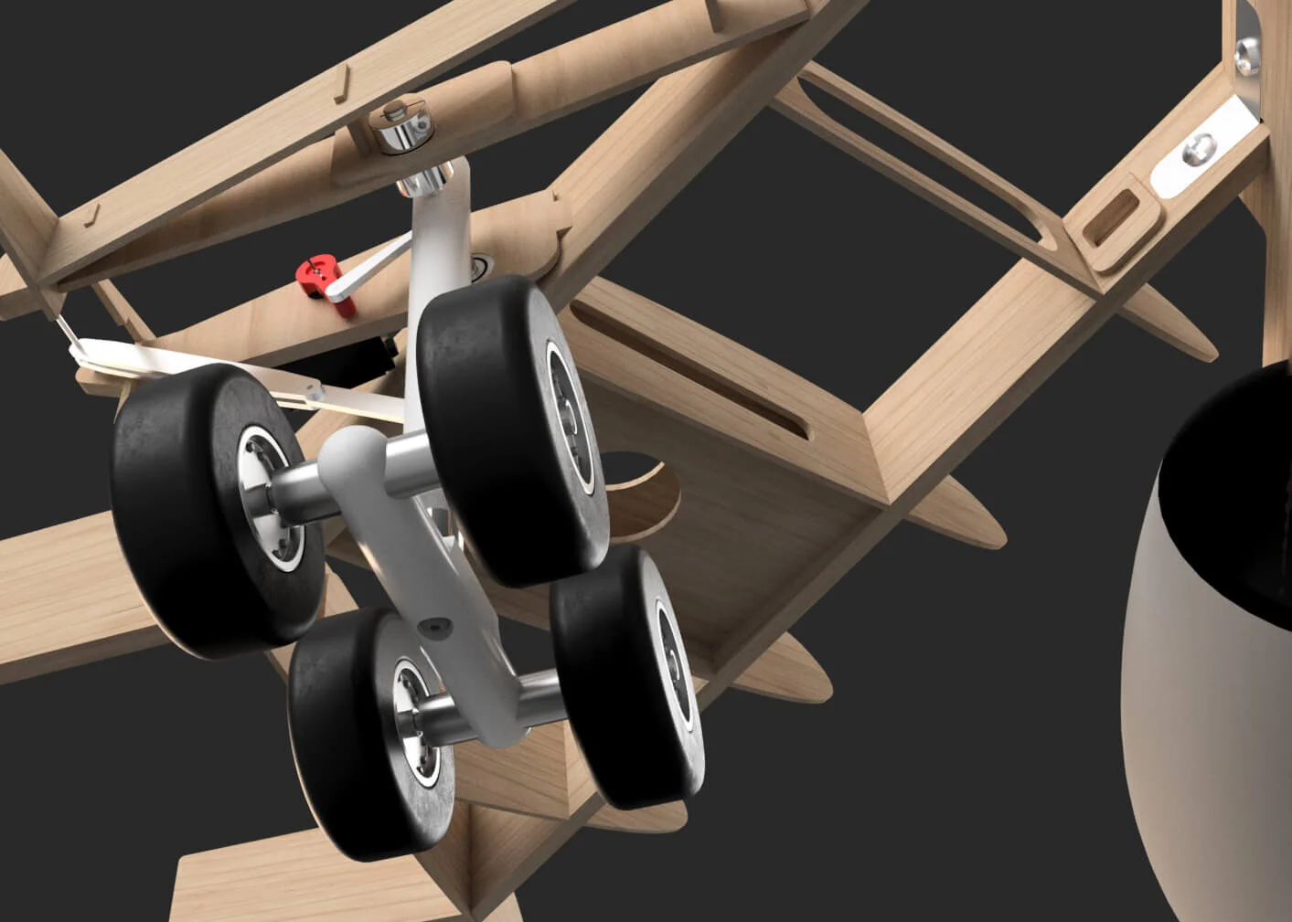 Custom L-1011 RC Airliner Landing Gear | RC CAD