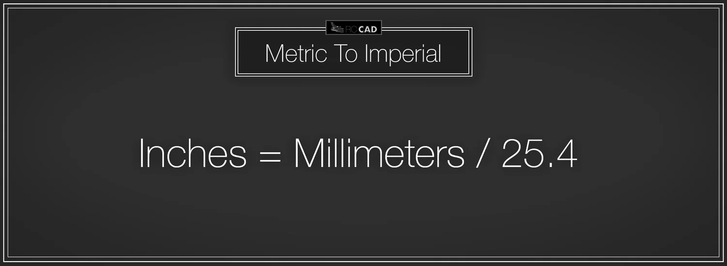 Quick Metric to Imperial Conversion Chart, Millimeters to Fraction ...