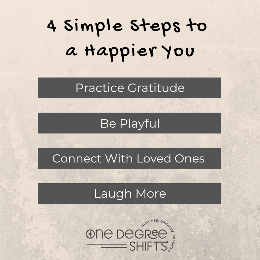 4 Easy Habits to Amplify Joy and Laughter in Your Life | One Degree Shifts Can Help — One Degree ...