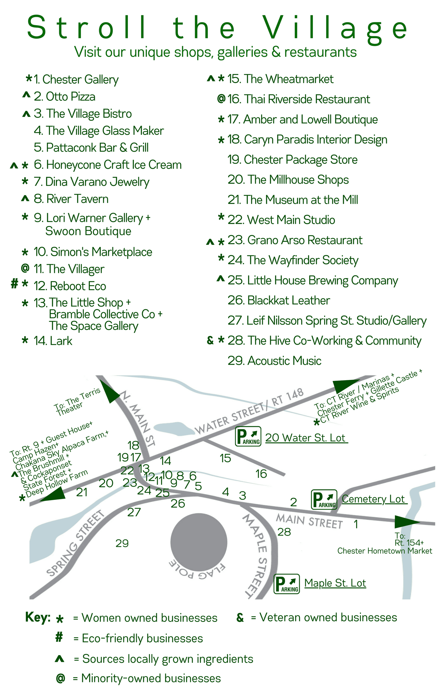 Village Map — Visit Chester CT