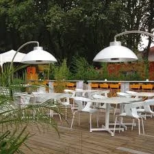 Heatsail outdoor lighting heating — Haute+Company