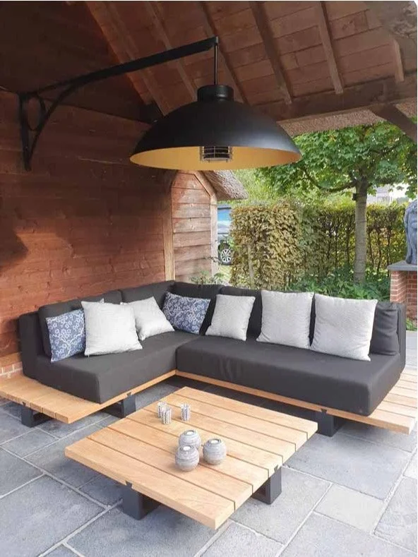 Heatsail outdoor lighting heating — Haute+Company