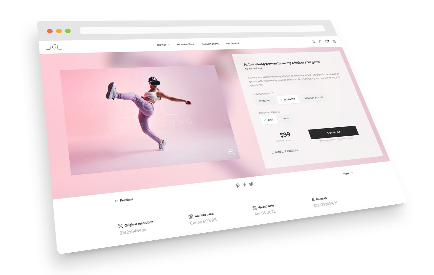 Pixify - Sell stock photography on your own self-hosted online store.