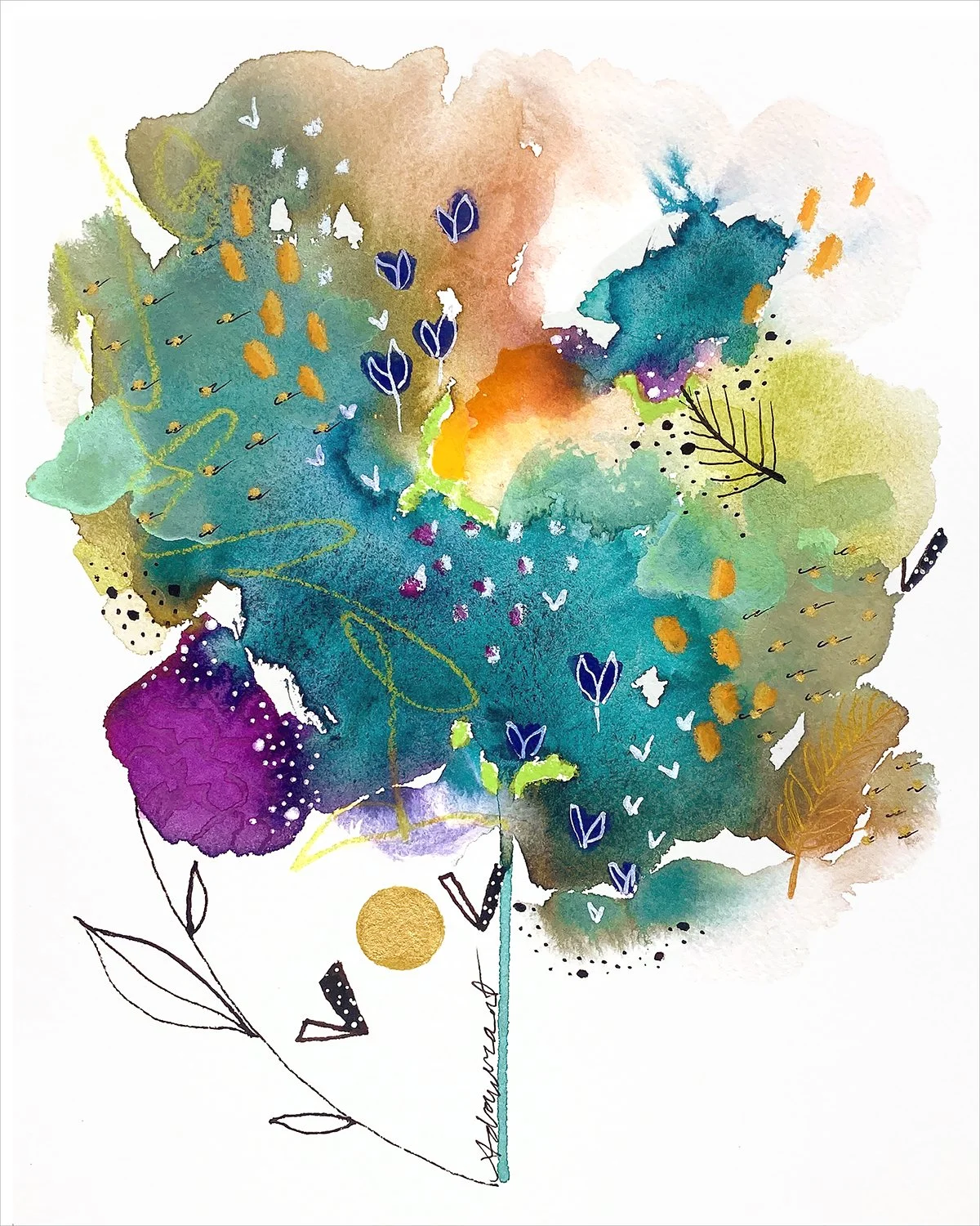 "Nature's Map" — Allison Dawrant | Artist