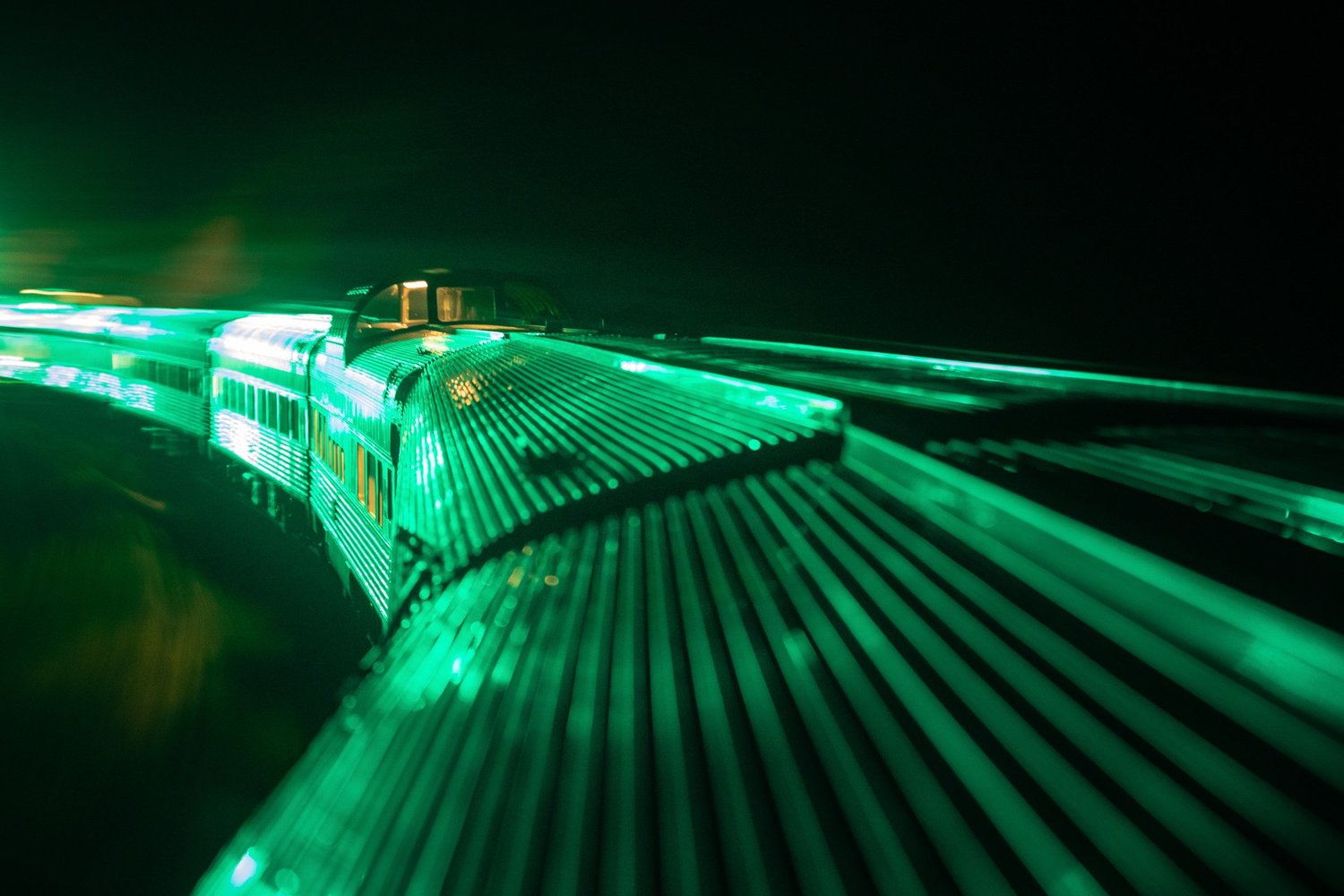 nighttime on the railroad — Railroad Photography by Ryan Gaynor