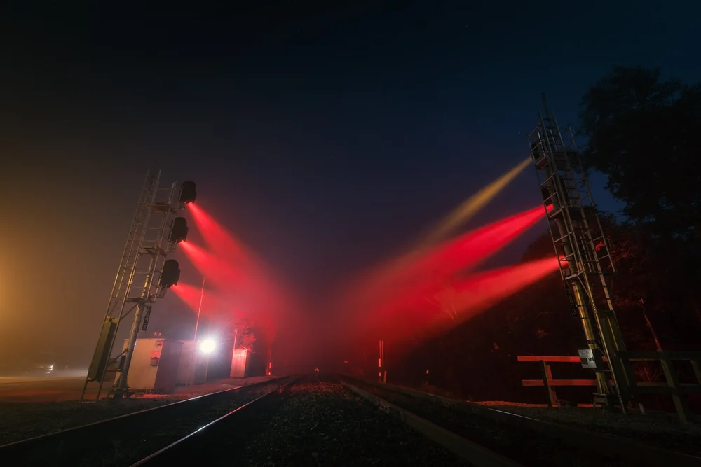nighttime on the railroad — Railroad Photography by Ryan Gaynor