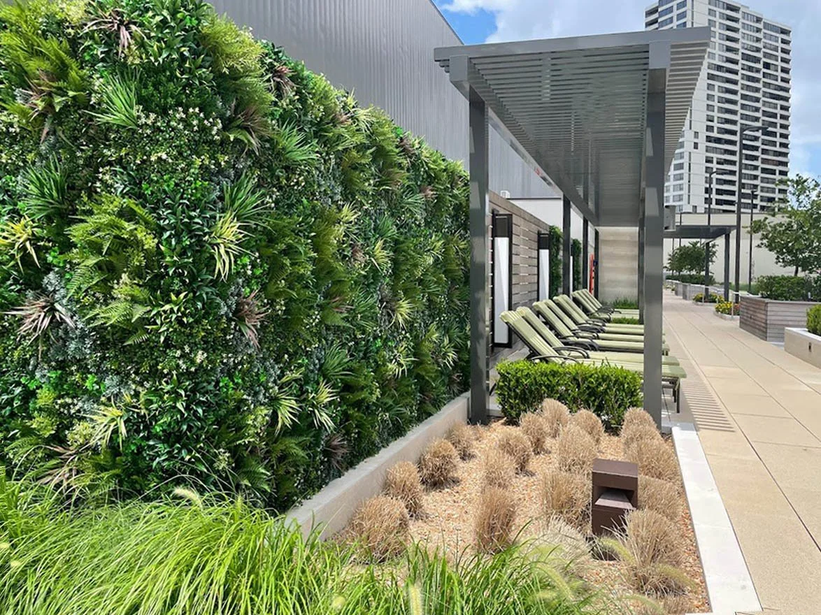 Low Maintenance Faux Plant Walls — Vert Plantworks