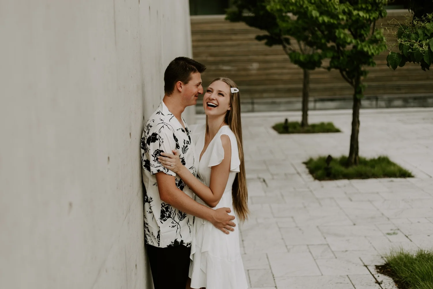 downtown gr engagement session / kendal + dj — kaylee b photography