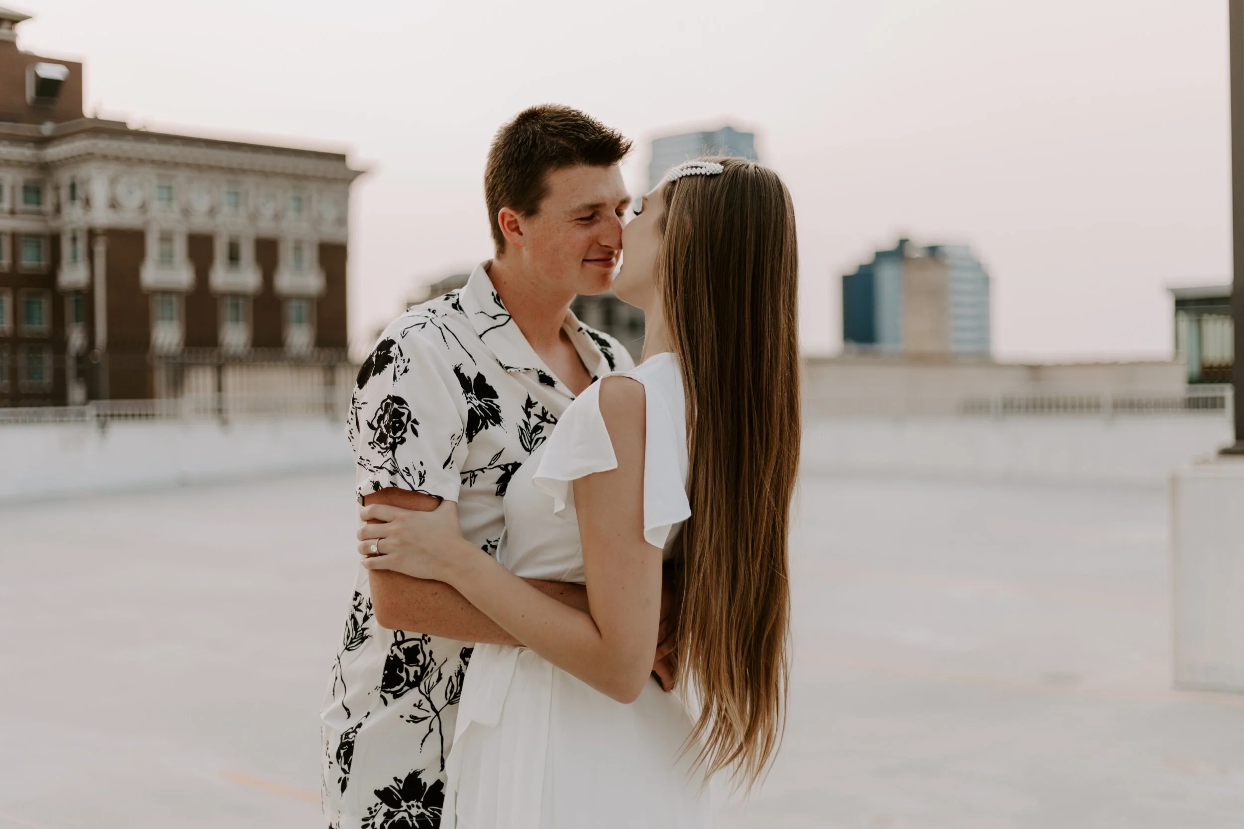 downtown gr engagement session / kendal + dj — kaylee b photography