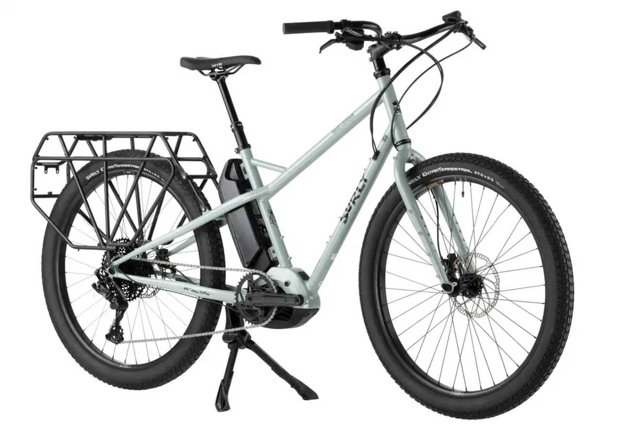 Surly Skid Loader Midtail Electric Cargo Bike — BikeBike
