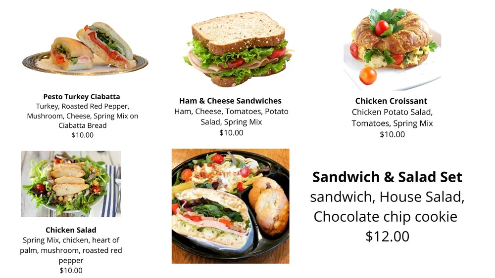 Tea Lunch Menus
