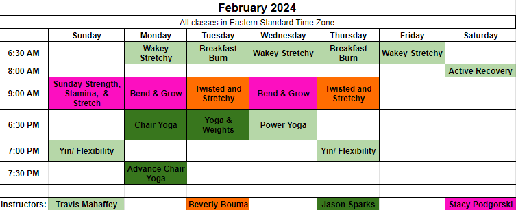 Newsletter — Shamrock Fitness