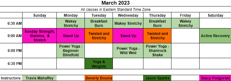 Newsletter — Shamrock Fitness