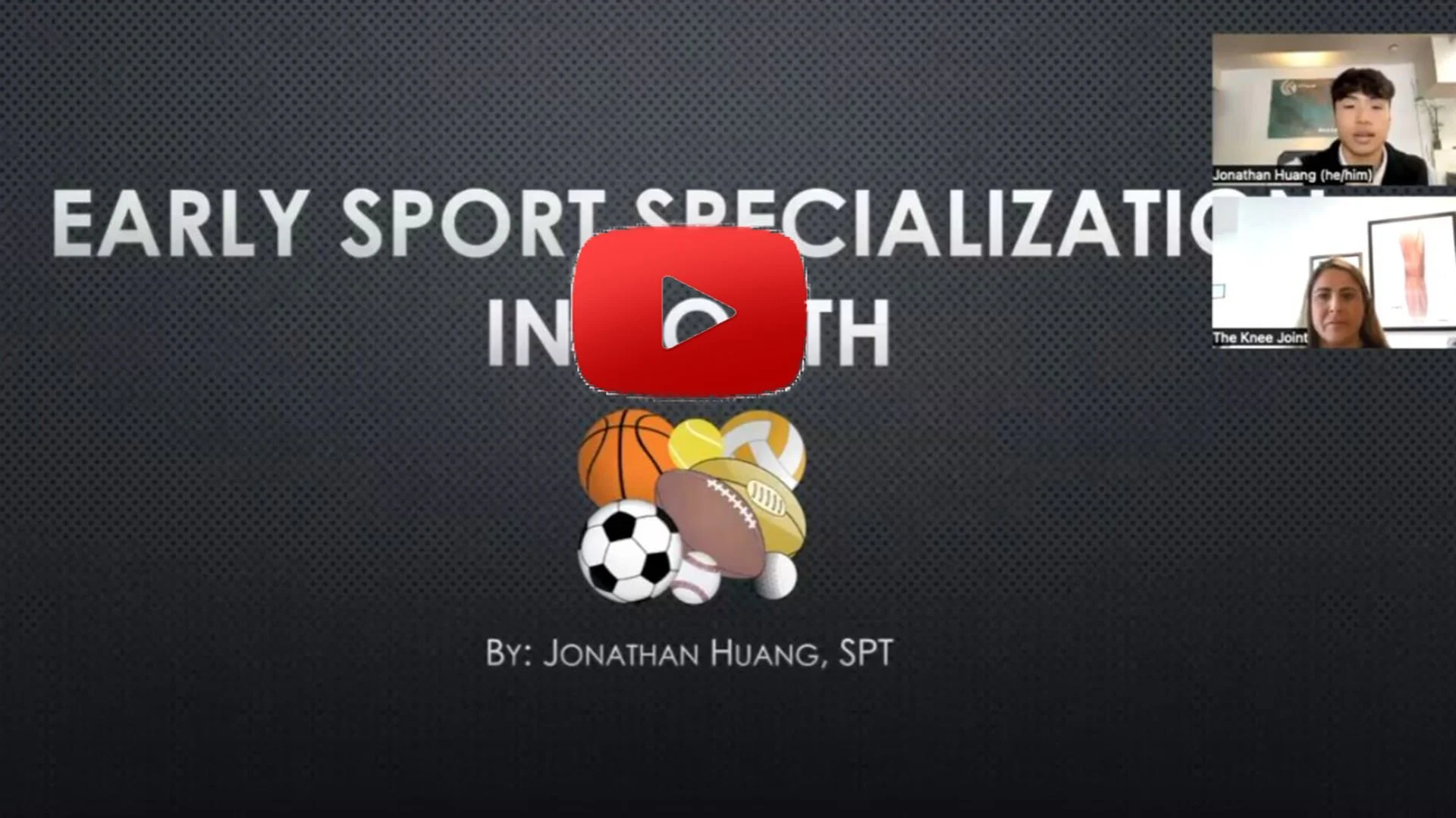 Early Sport Specialization and Its Effect on Youth — The Knee Joint