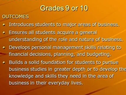 Business Studies — Mr. Singh's Classroom