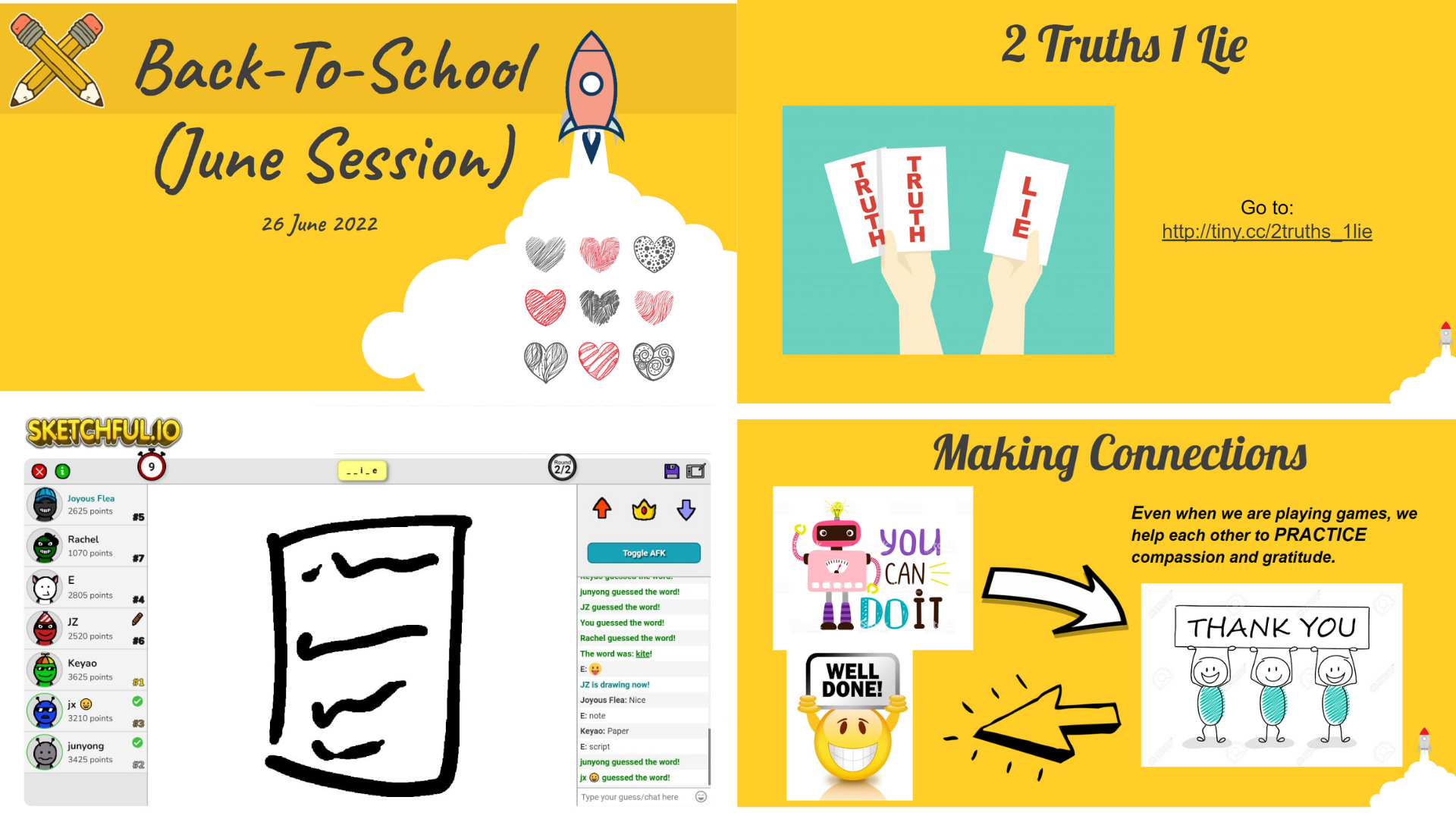 Sec 1: Back-To-School (June Session) — Day By Day