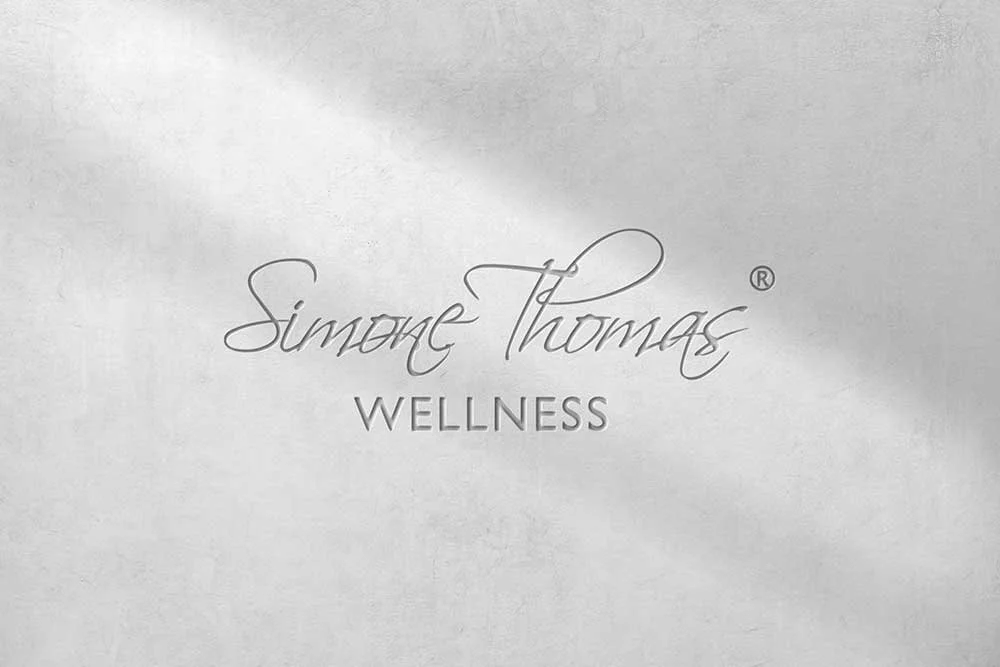 Branding, Graphic Design Case Study | Simone Thomas Wellness | Blue ...
