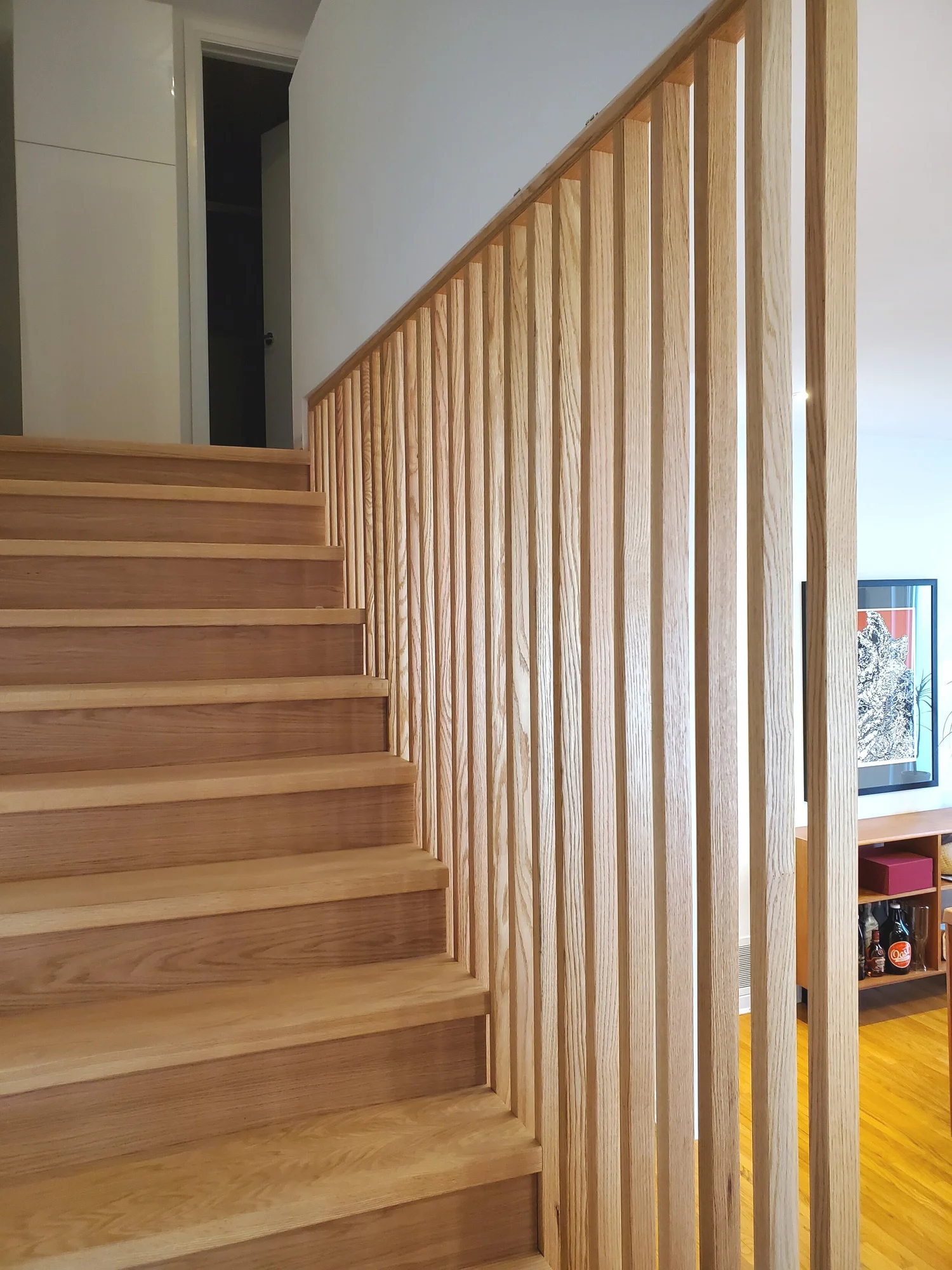 Tetome House — Wood Screen Stair Covering