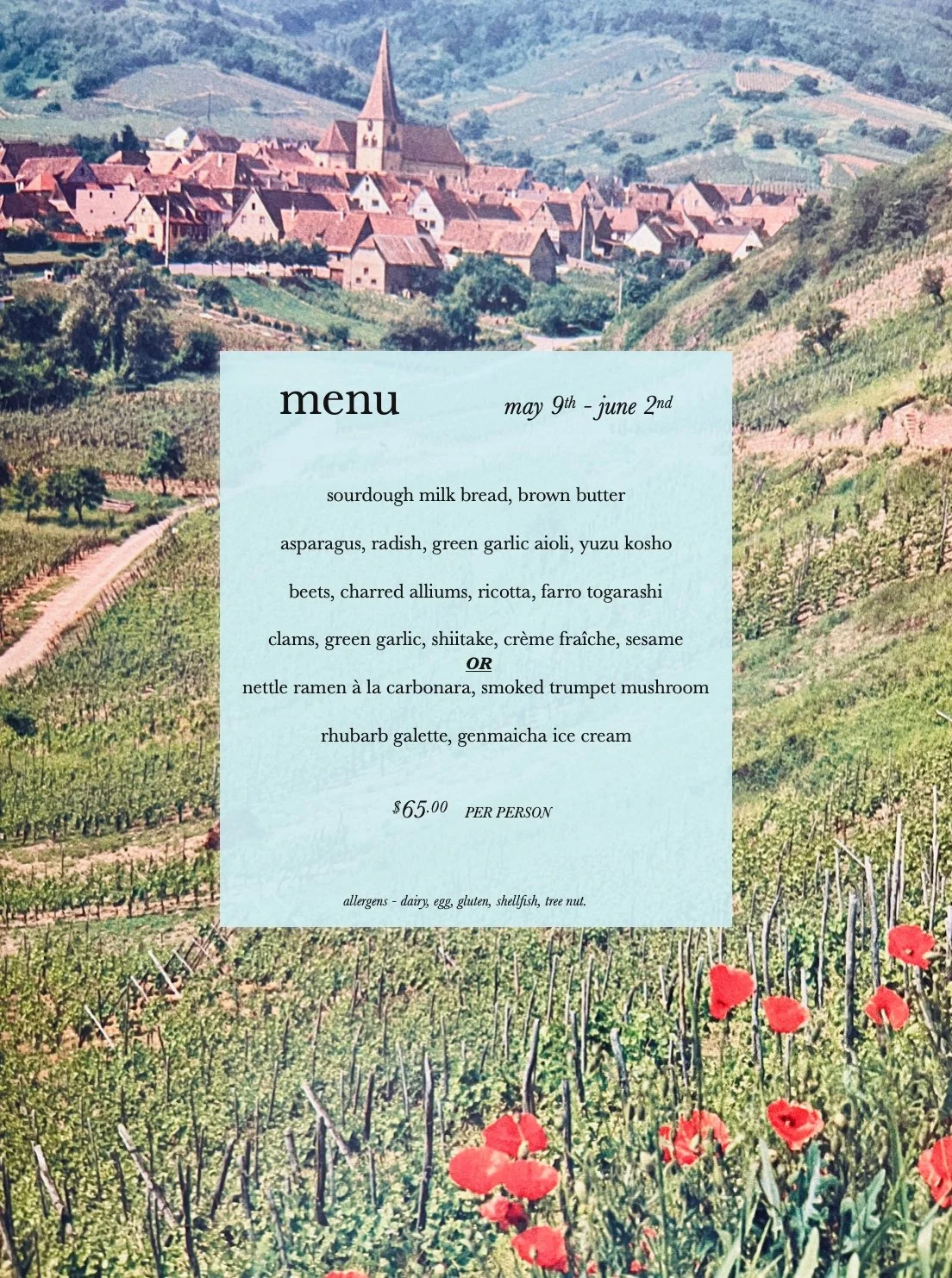 menu — SPENCER