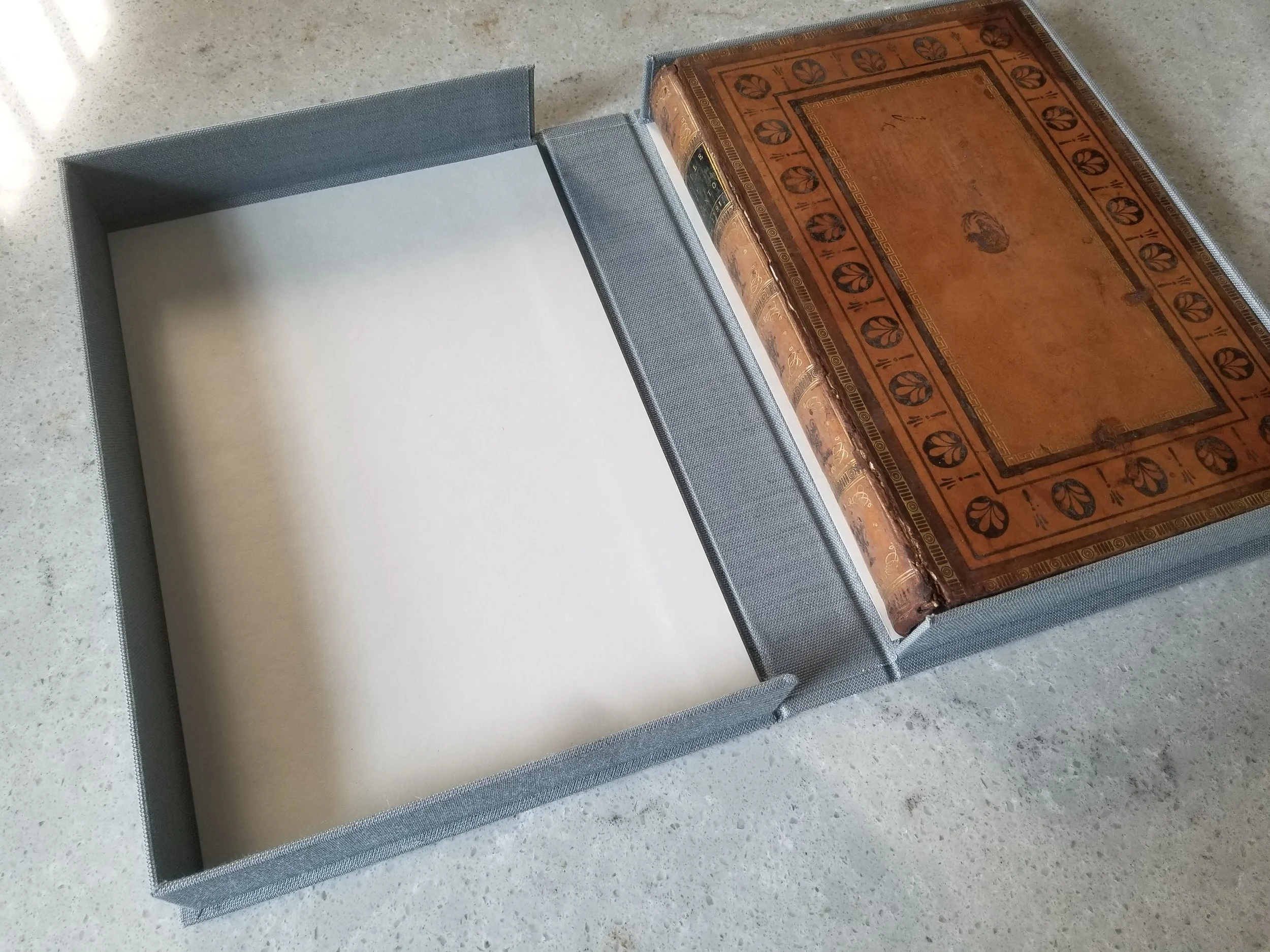 Custom Clamshell Boxes & Slipcases Clamshell Book Boxes