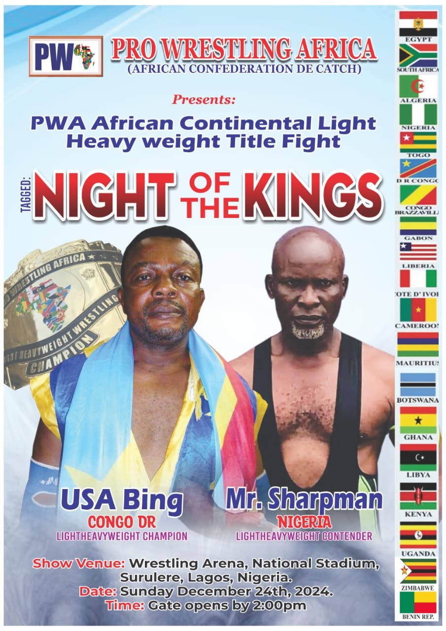 Nigeria’s Mr. Sharpman Sets Eyes on African Light Heavyweight Title