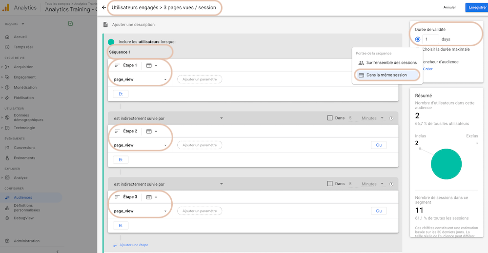 Google Analytics 4 - Déclencheurs d'audience et Conversions dans GA4 ...