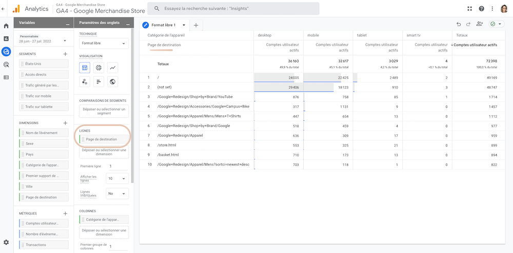 Google Analytics 4 - Taux de rebond et taux d'engagement dans GA4 — Anne Devillers