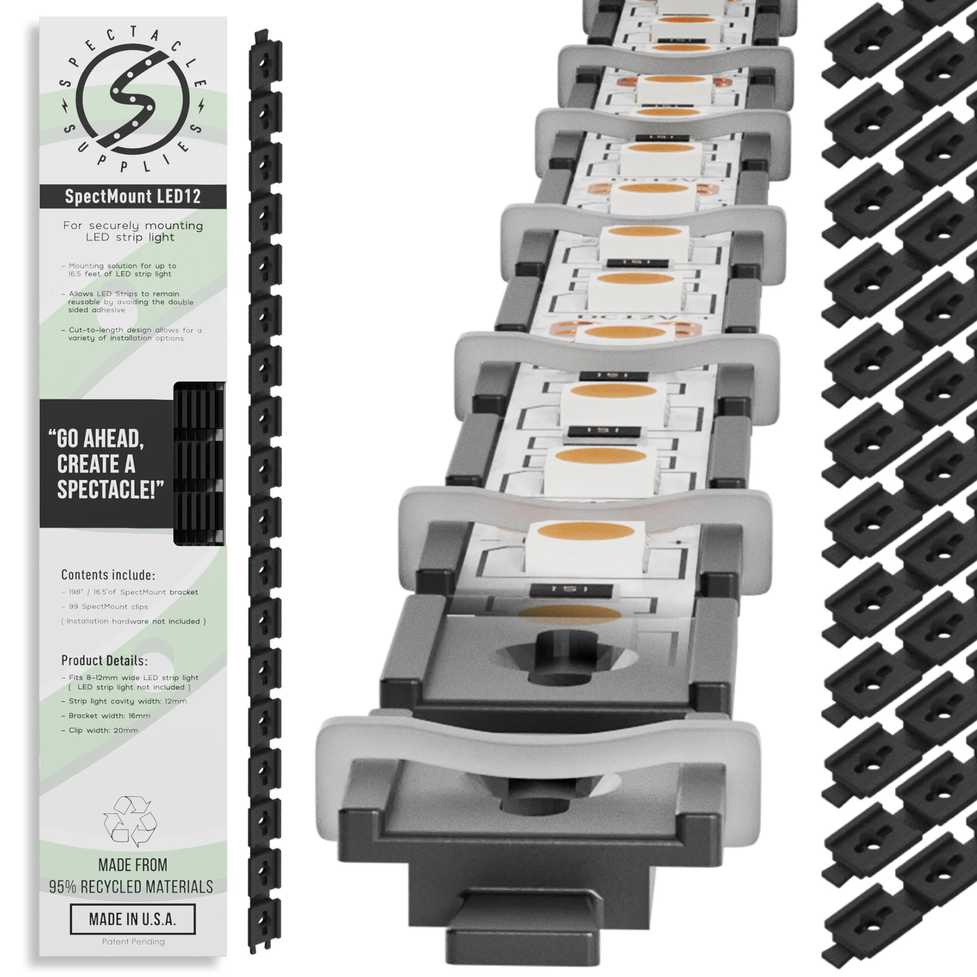 LED Mounting Strip — Spectacle Supplies LLC