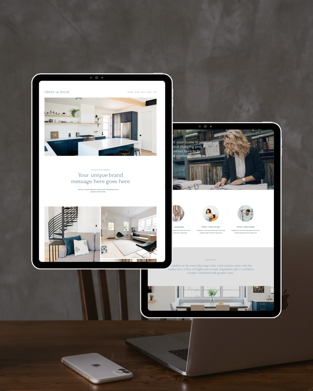 Creative Website Designs: Strategy & Style — Her Messy Bun