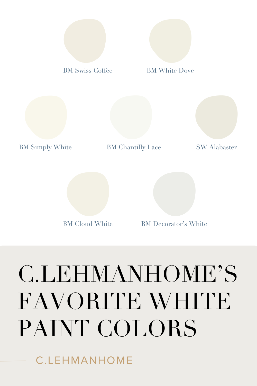 C.LehmanHome's Favorite White Paint Colors — C.LehmanHome