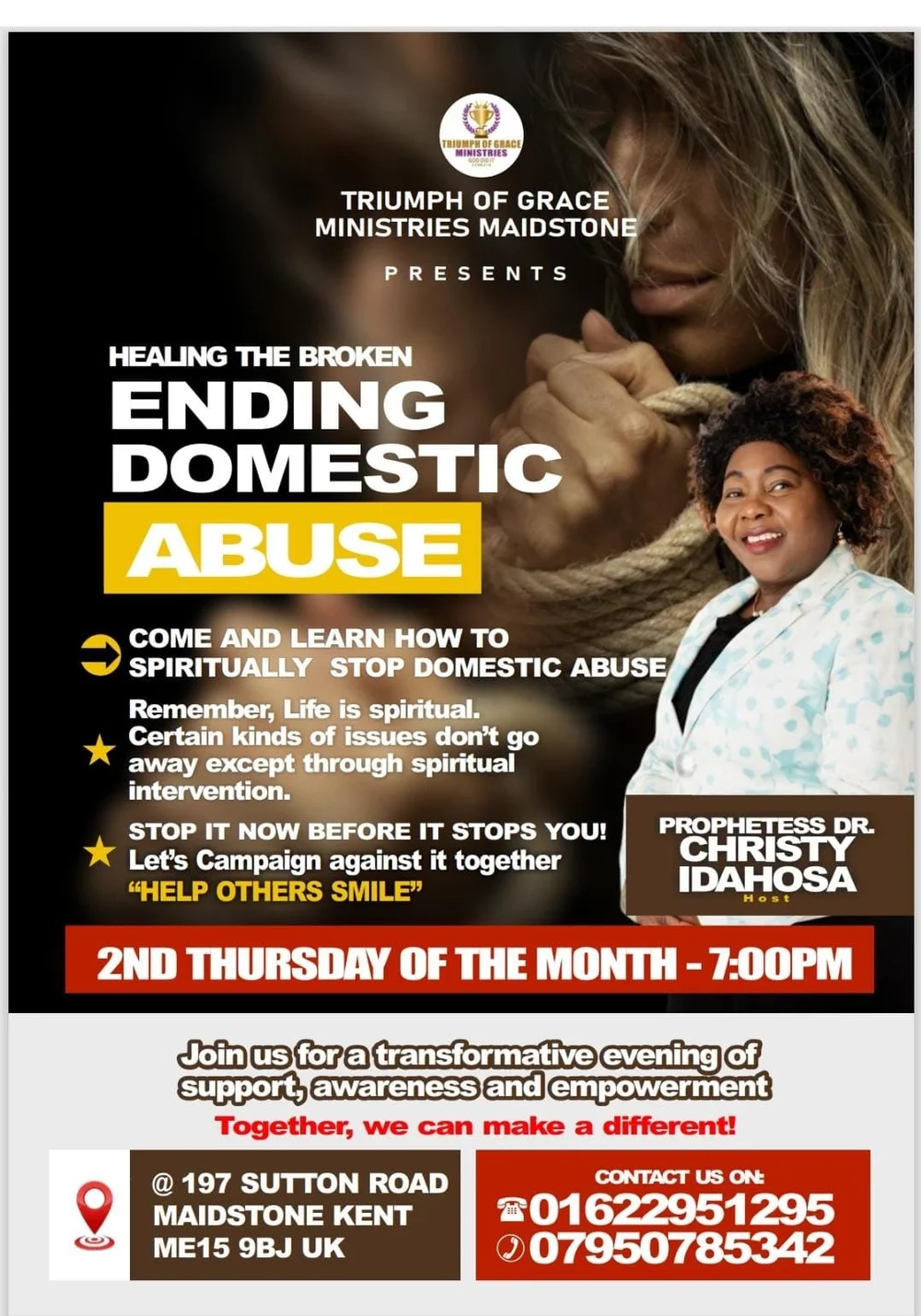 ENDING DOMESTIC ABUSE — Triumph of Grace Ministries
