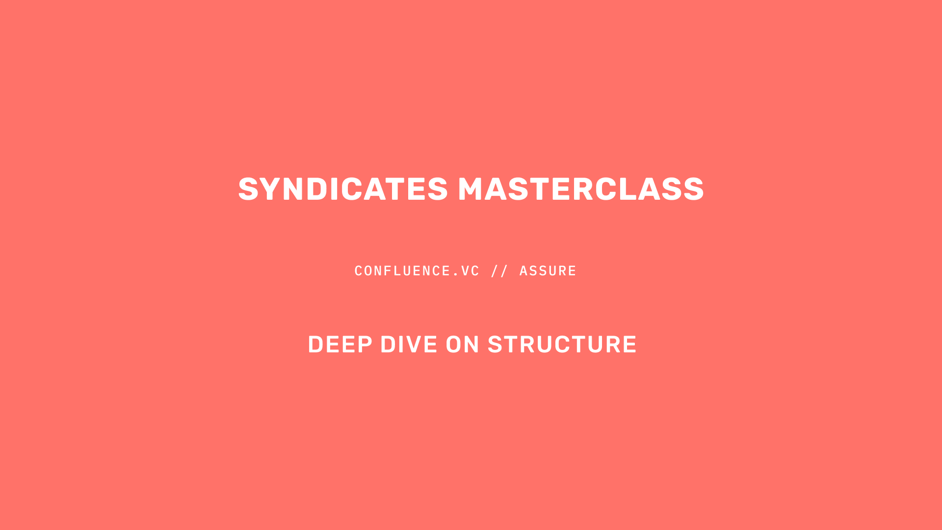 Blog — Confluence.VC