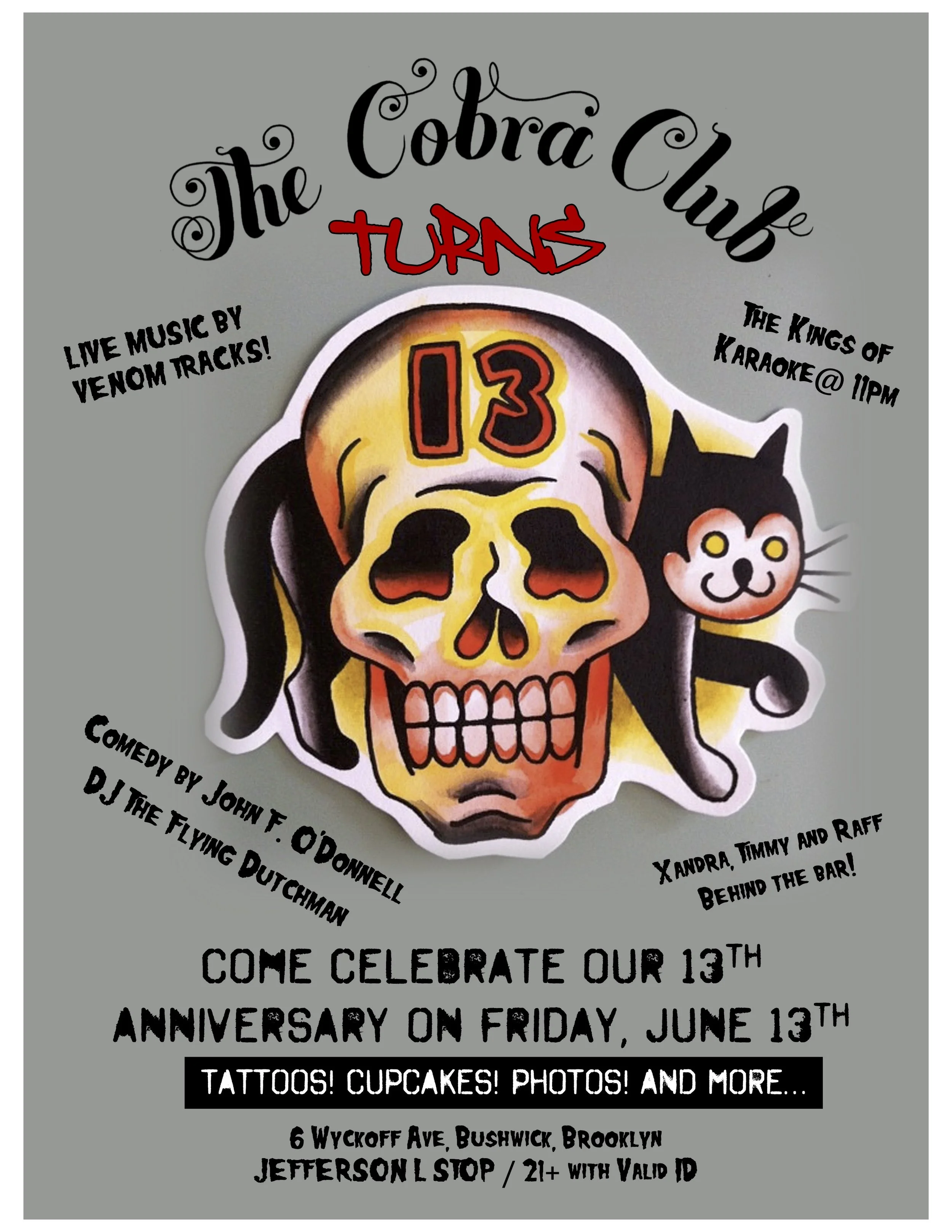 COBRA IS TURNING 13!!!! — The Cobra Club