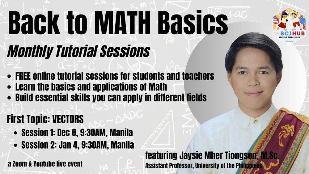 Back to Math Basics - VECTORS Session 1 (eCertificate) — Filipino ...