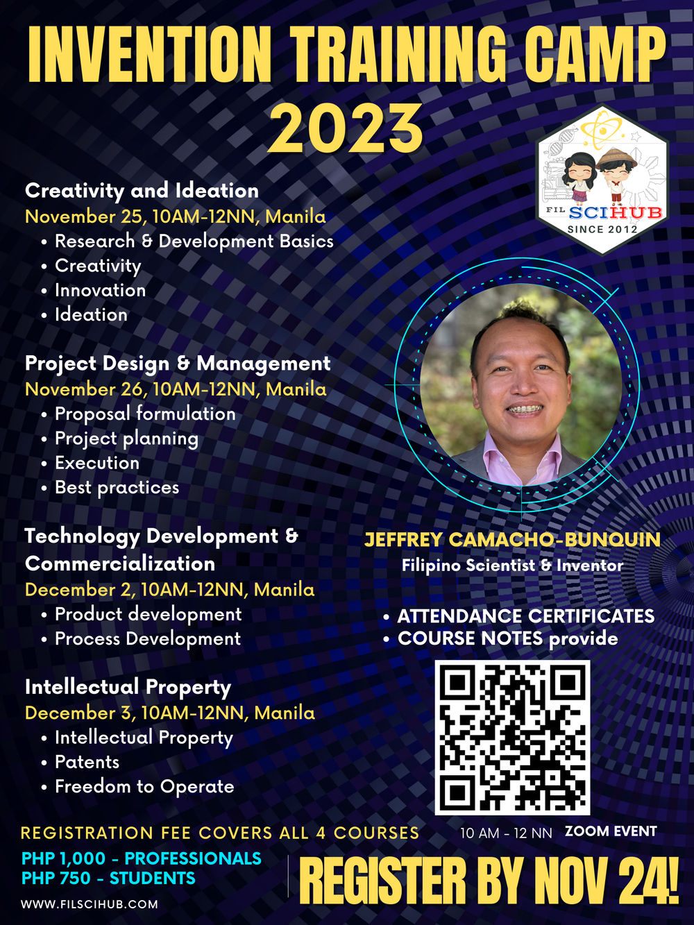 2023 Invention Training Camp — Filipino Science Hub