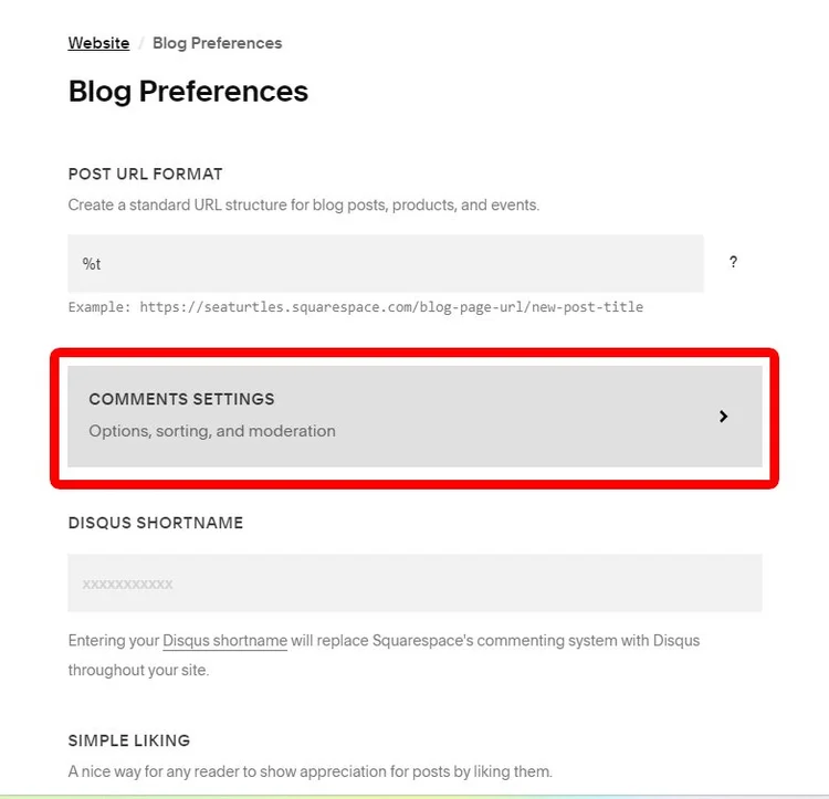 How to Enable/Disable Comments in Squarespace — Primitus Consultancy