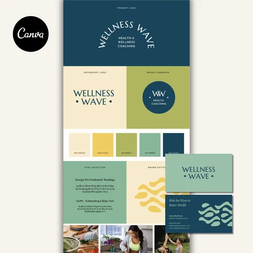 Customizable Brand Kit for Health & Wellness Coaches