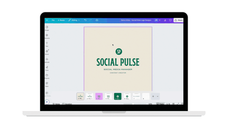 Bold Canva Branding Kit for Social Media Managers