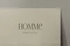 Modern and Sustainable Brand Identity for HOMME, a Luxury Home Styling ...